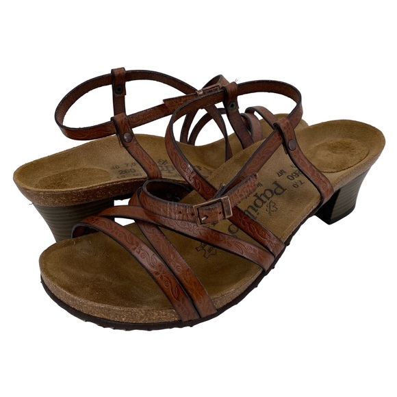 Papillio | Shoes | Papillio Brown Leather Sandals | Poshmark